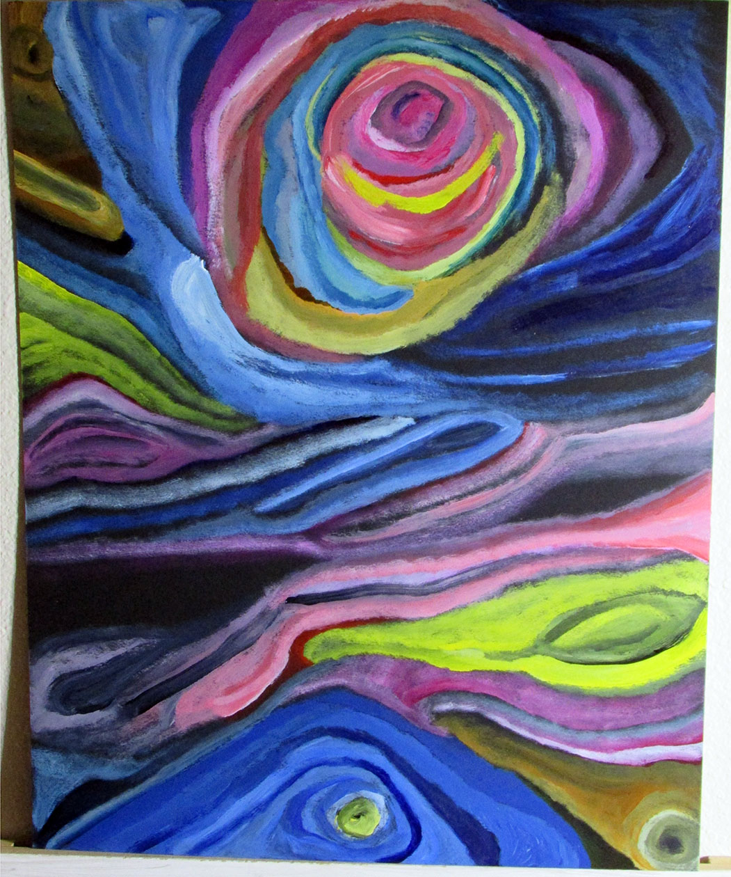 2 Color Experiments with Acrylic Paints | Myriad Ways