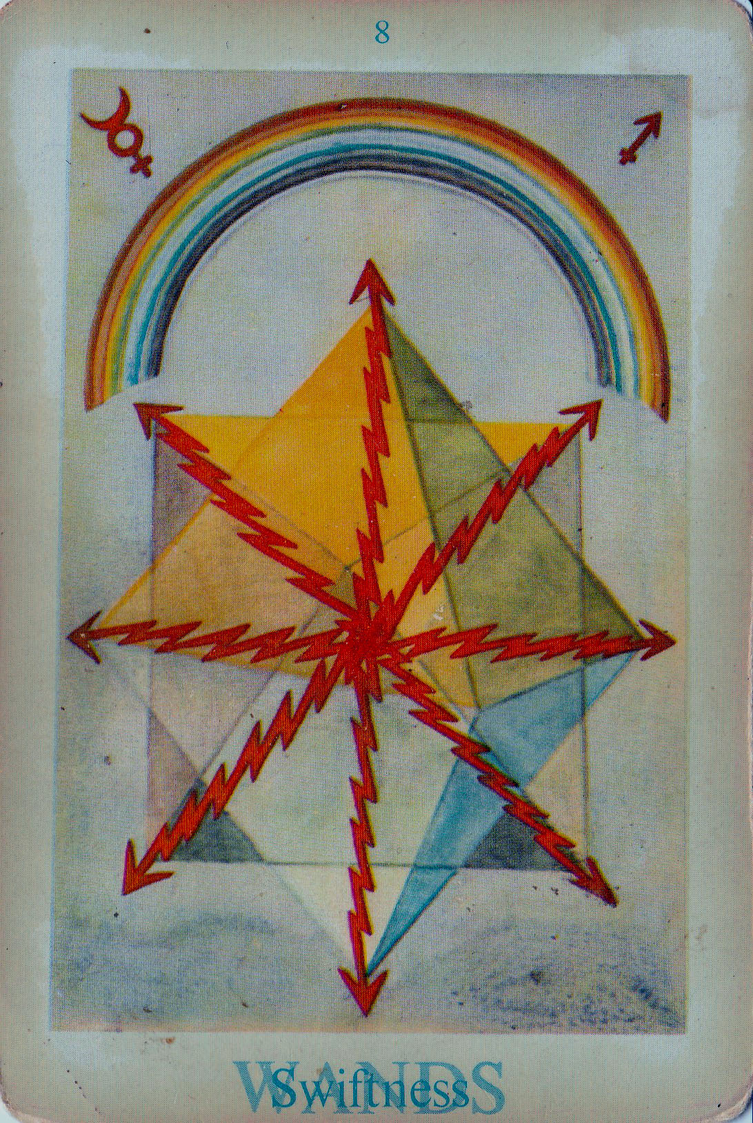 Tarot #2: Swiftness, focused energy from emanating from the center ...